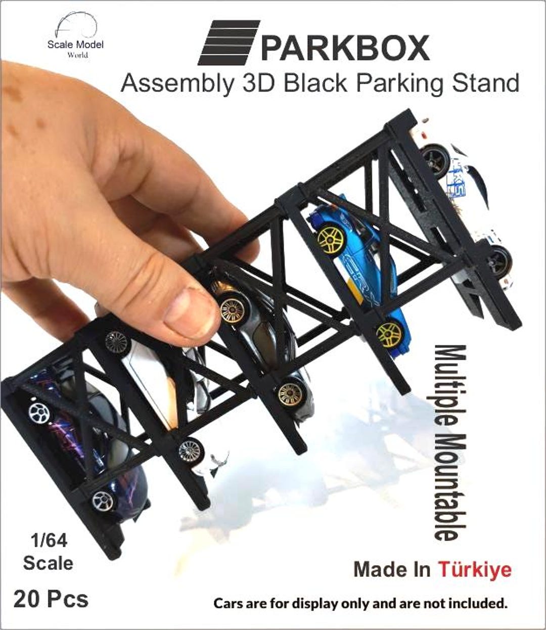 1/64 Scale Park Box – Modular 5-level Parking Stand – Demountable ...