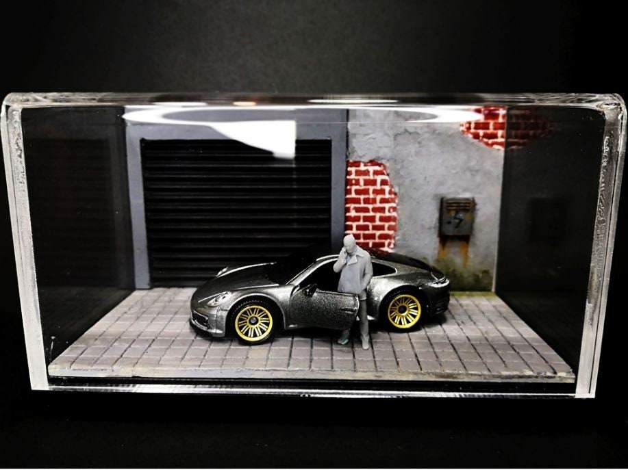 1/64 Garage Diorama Display Case black Blinds cars Are NOT INCLUDED - Etsy