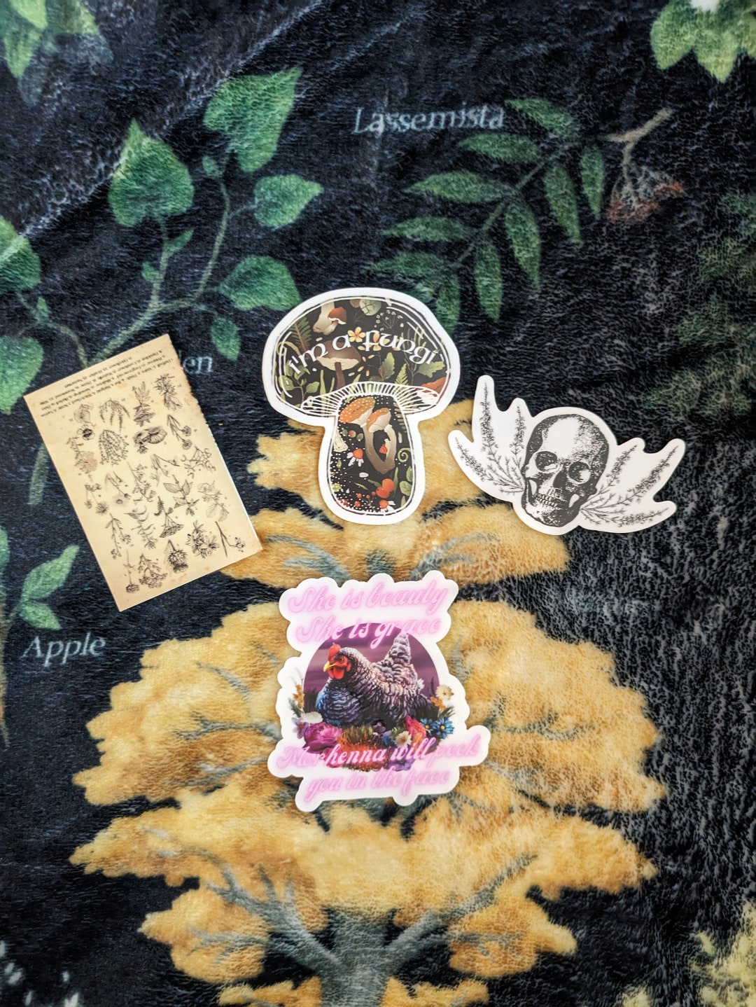 Hills of Heather and Bone Stickers - Etsy