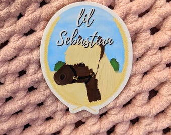 Parks and Rec Recreation Lil Li'l Little Sebastian Pawnee Sticker 3 ...