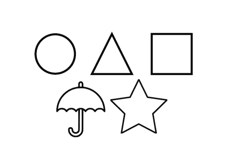 Squid Games Shapes Set Logo Outline Laptop Cup Decal SVG - Etsy Canada