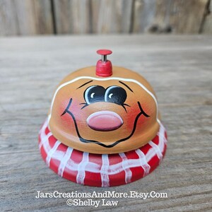 Call Bell, Handpainted Call Bell, Snowman Bell, Penguin Bell, or ...