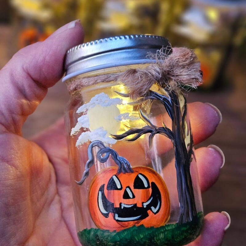 Halloween Jar - Etsy