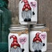 Valentines Day Gnome Mini Mason Jar, Love Perfect Mason, Tiered Tray Decor - Etsy Canada