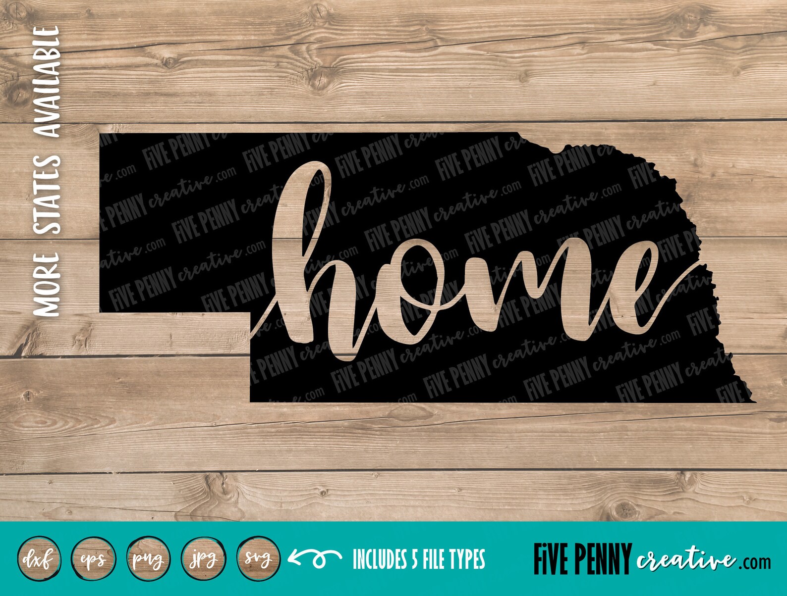 Nebraska Home State SVG PNG EPS Cricut Silhouette | Etsy