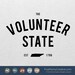 Volunteer State SVG, PNG, EPS, Cricut, Silhouette, Cutting File, Vector ...
