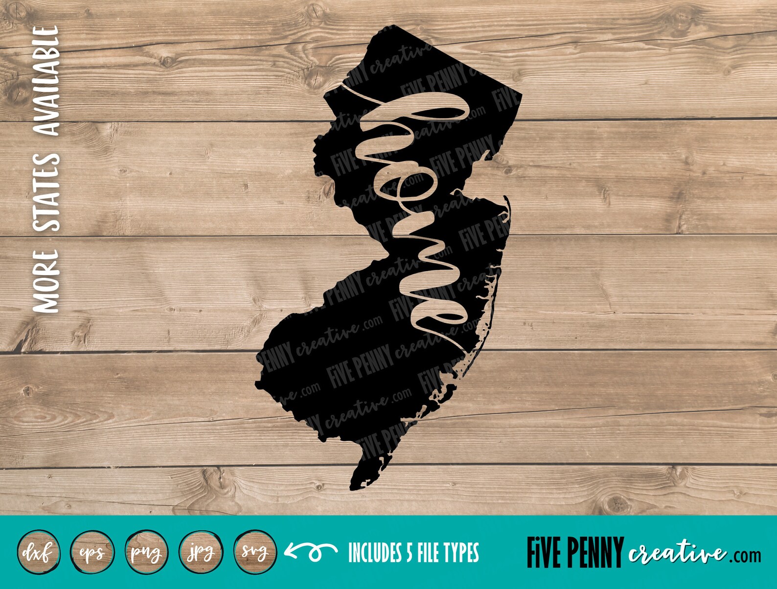 New Jersey Home State SVG PNG EPS Cricut Silhouette | Etsy