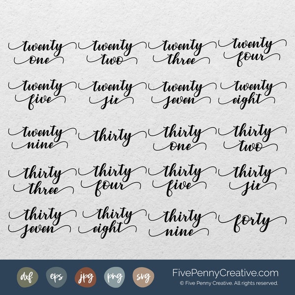 Table Number Stamps - Etsy