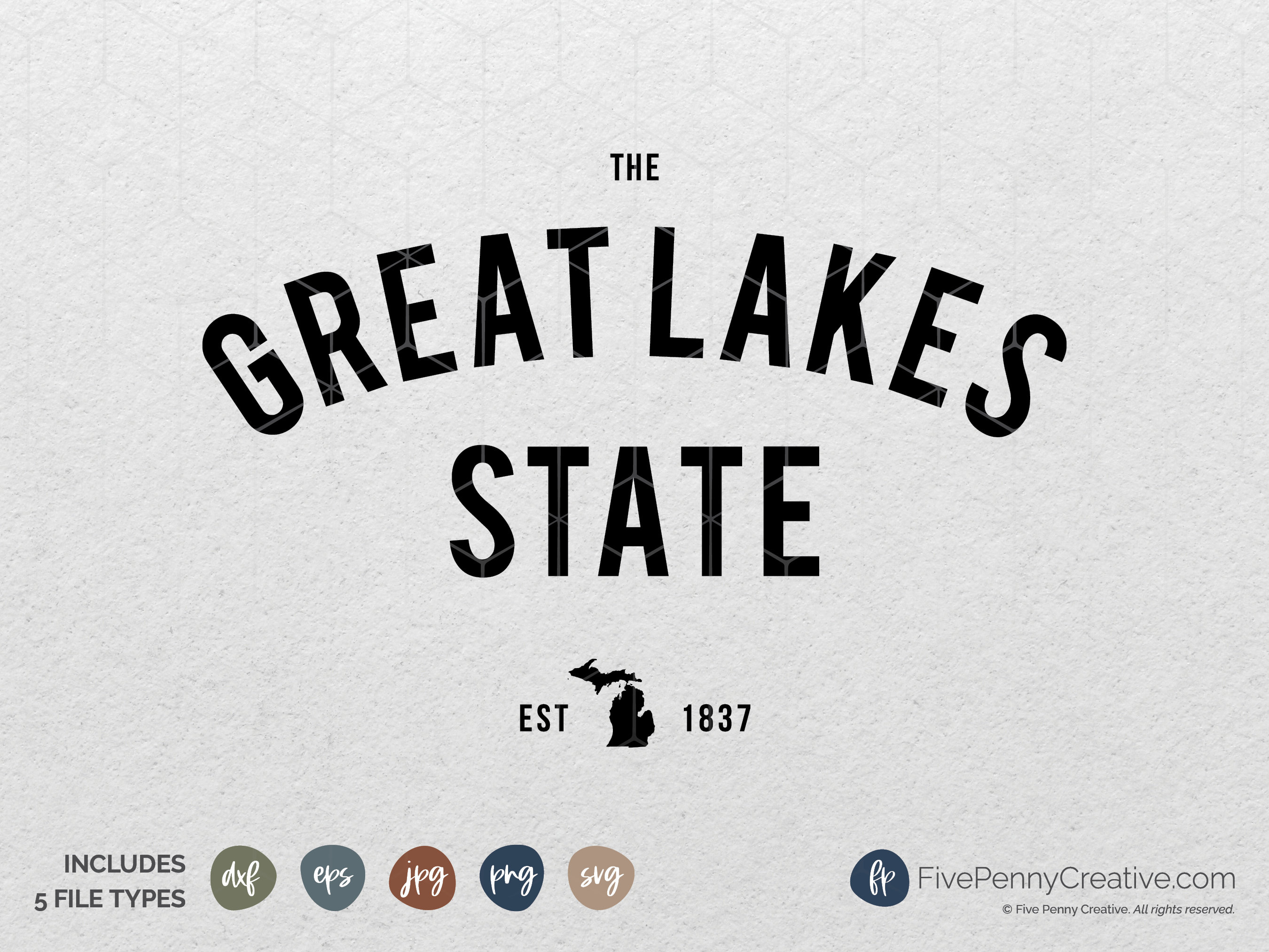 Great Lakes State SVG PNG EPS Cricut Silhouette Cutting - Etsy