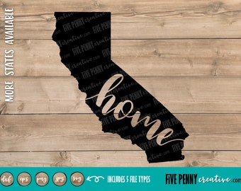 Montana Home State SVG PNG EPS Cricut Silhouette Cutting | Etsy