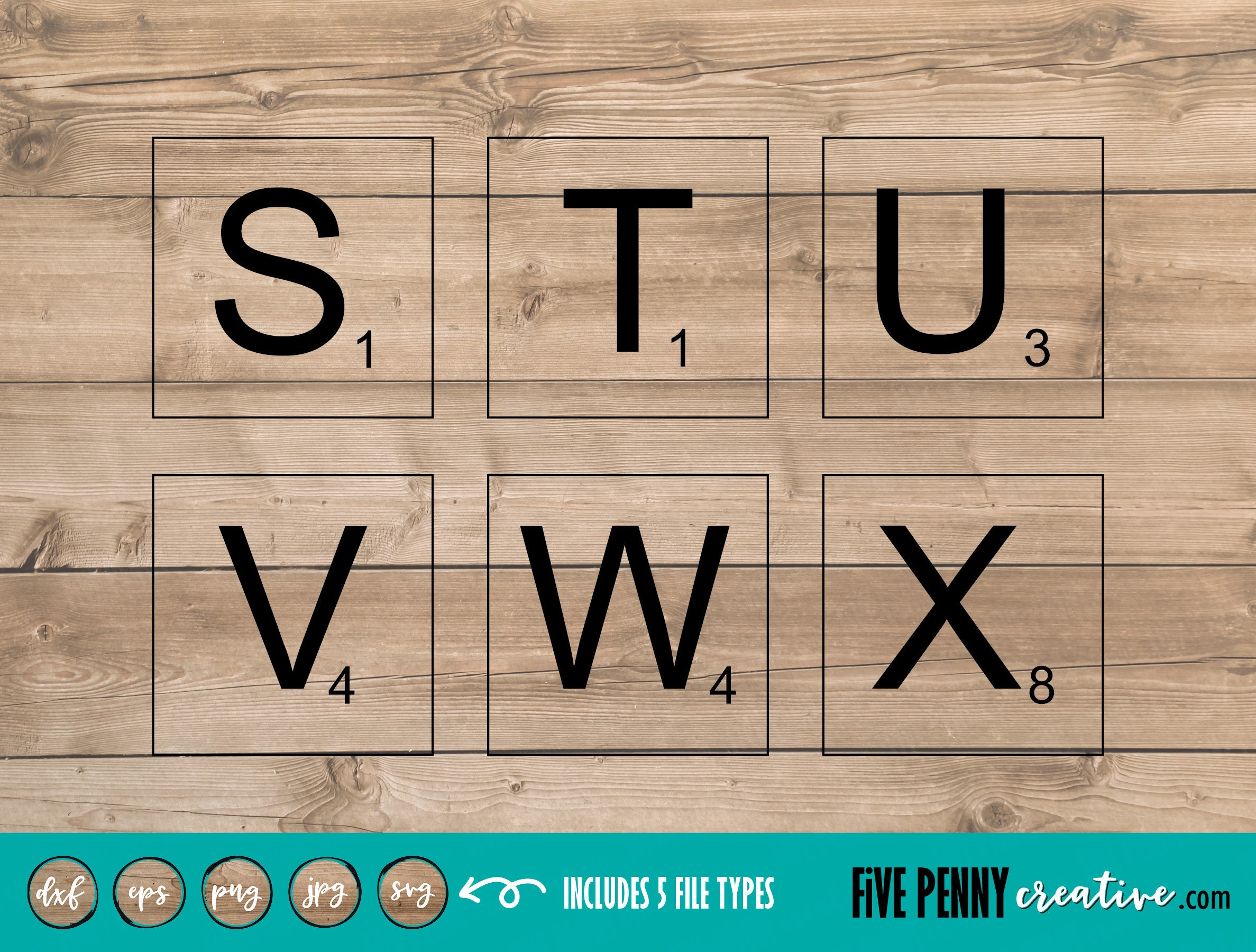 Scrabble Tiles SVG JPG PNG eps Cricut Silhouette cutting | Etsy