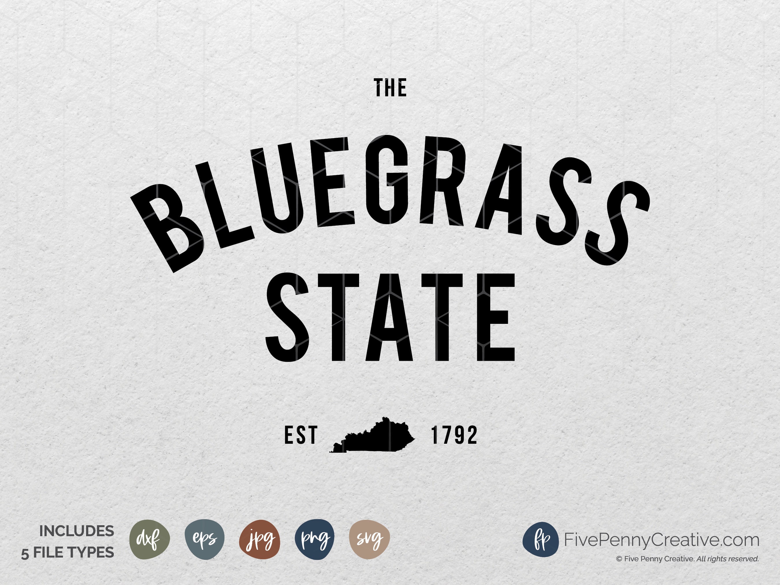 Bluegrass State SVG PNG EPS Cricut Silhouette Cutting | Etsy