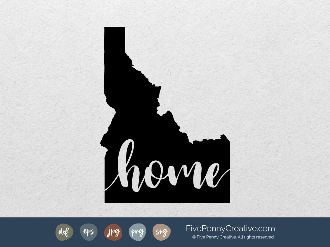 Idaho SVG | State Pride | State EPS | Idaho Decal | State Home | Idaho ...
