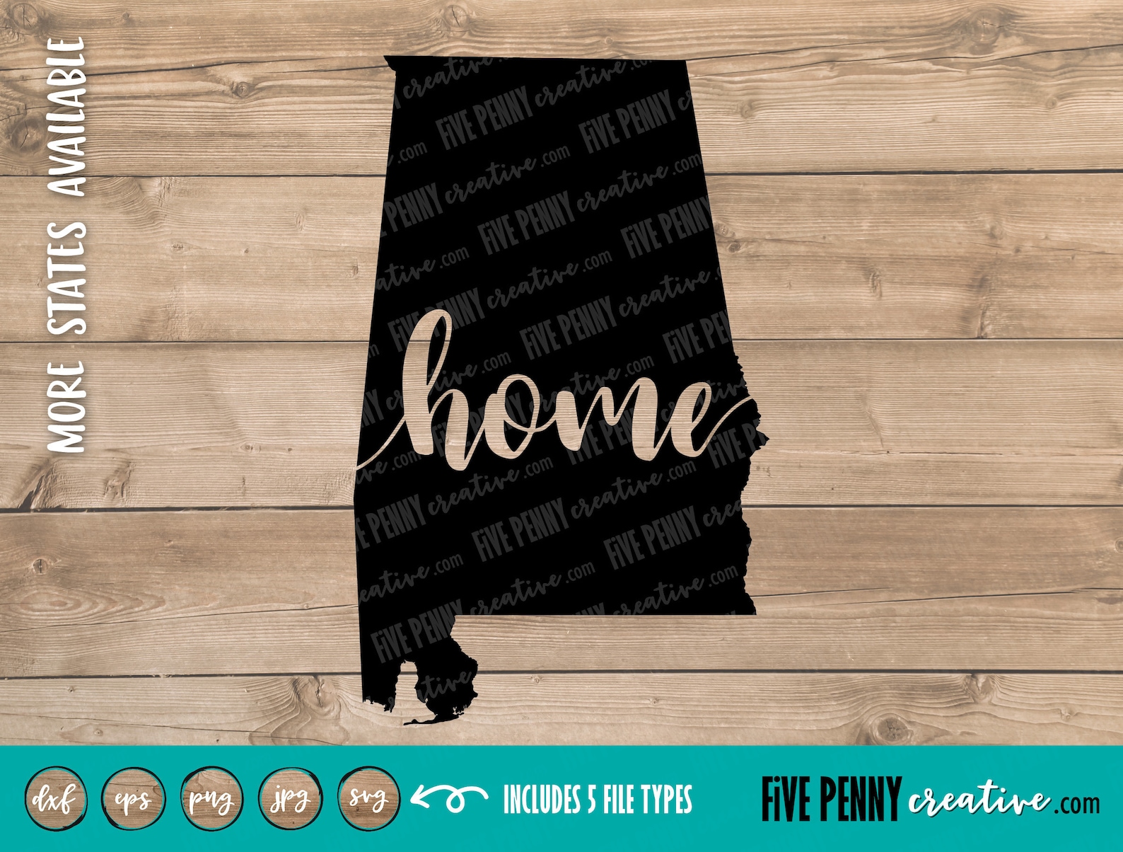 Alabama Home State SVG PNG EPS Cricut Silhouette Cutting | Etsy