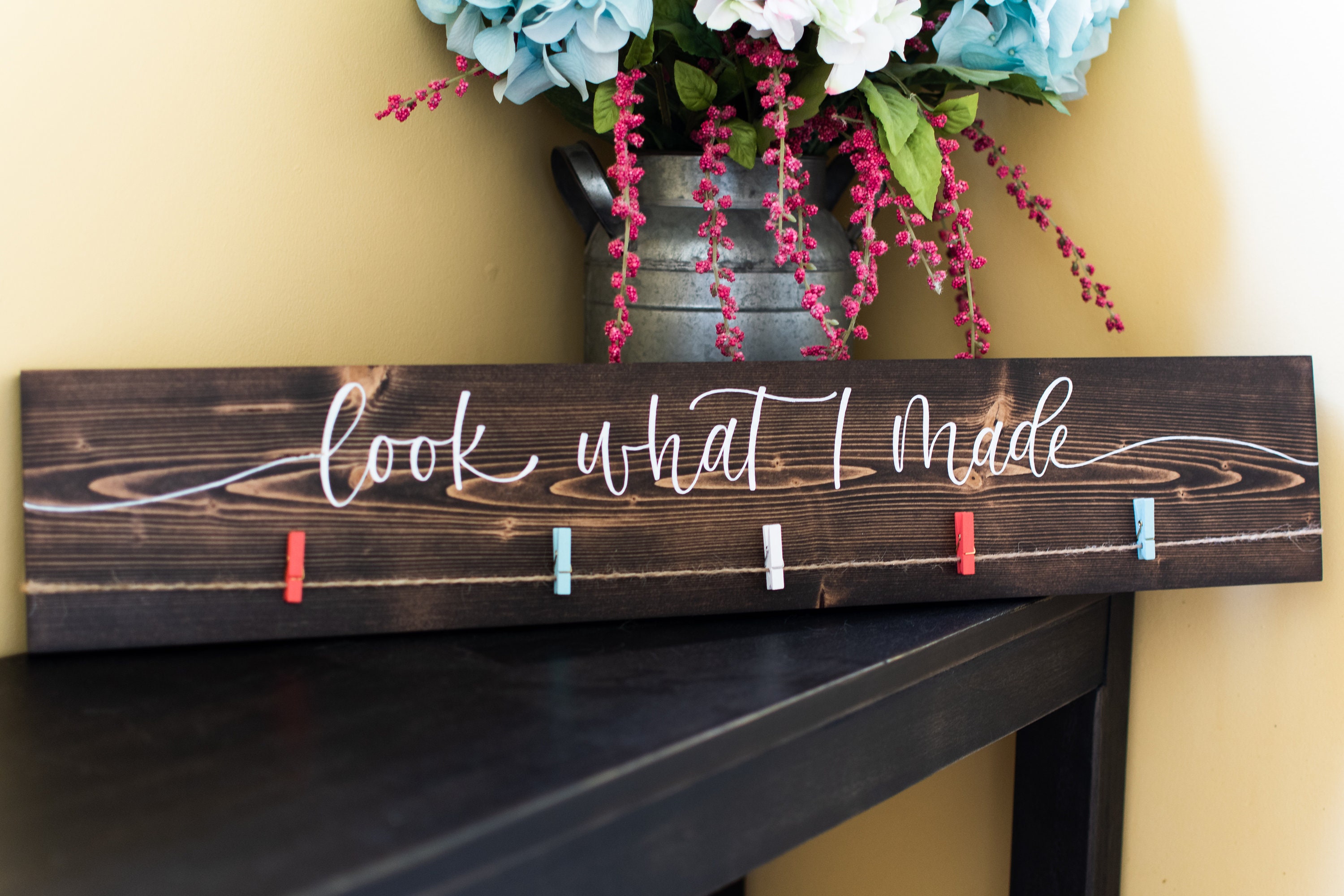 Look What I Made Sign, Child's Artwork Display, Kid's Art Display ...