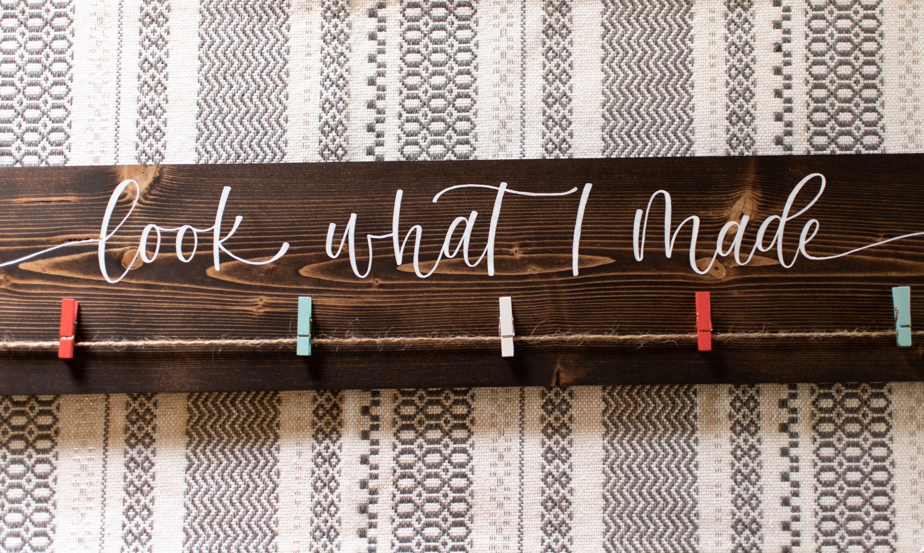 Look What I Made Sign, Child's Artwork Display, Kid's Art Display ...