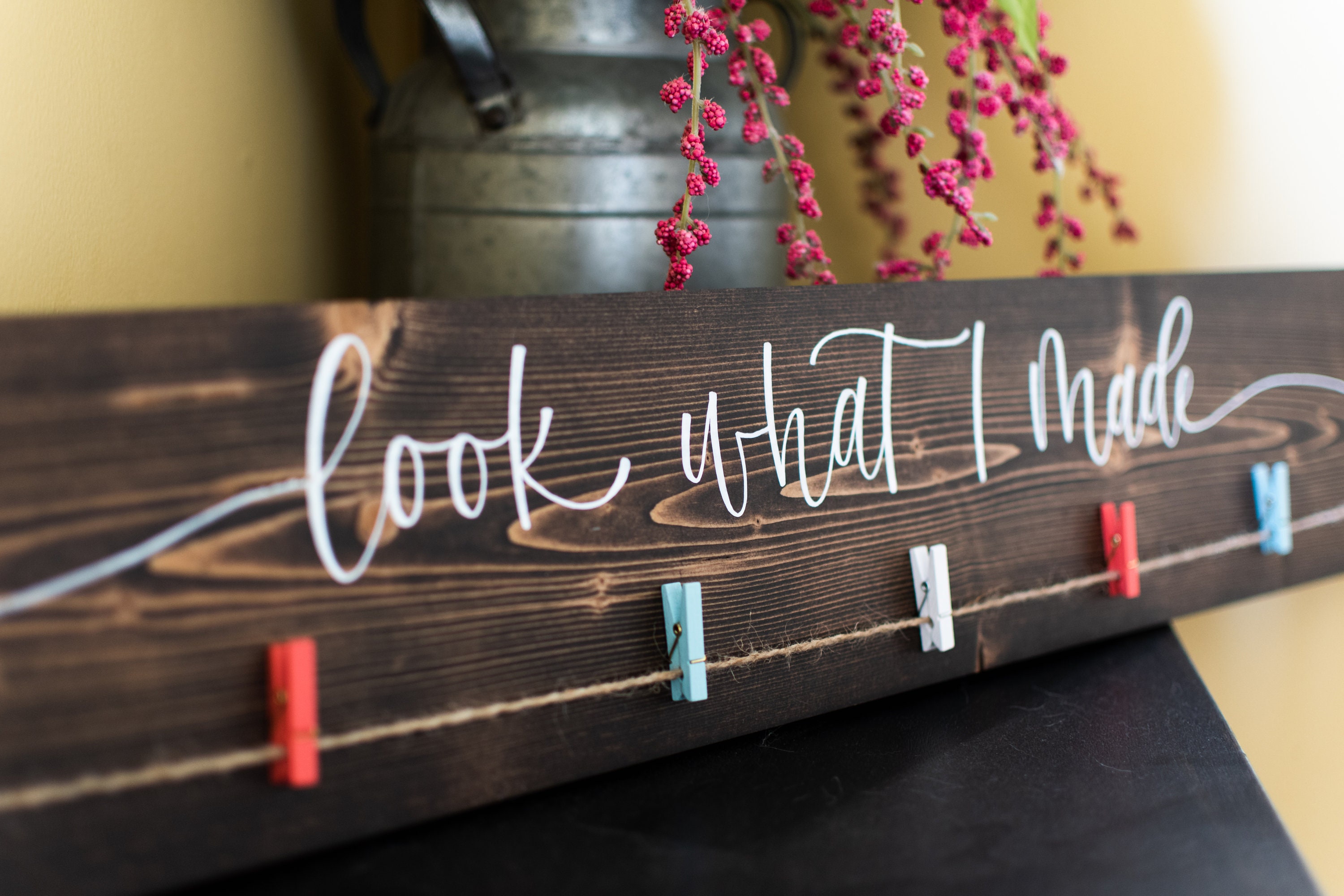 Look What I Made Sign, Child's Artwork Display, Kid's Art Display ...