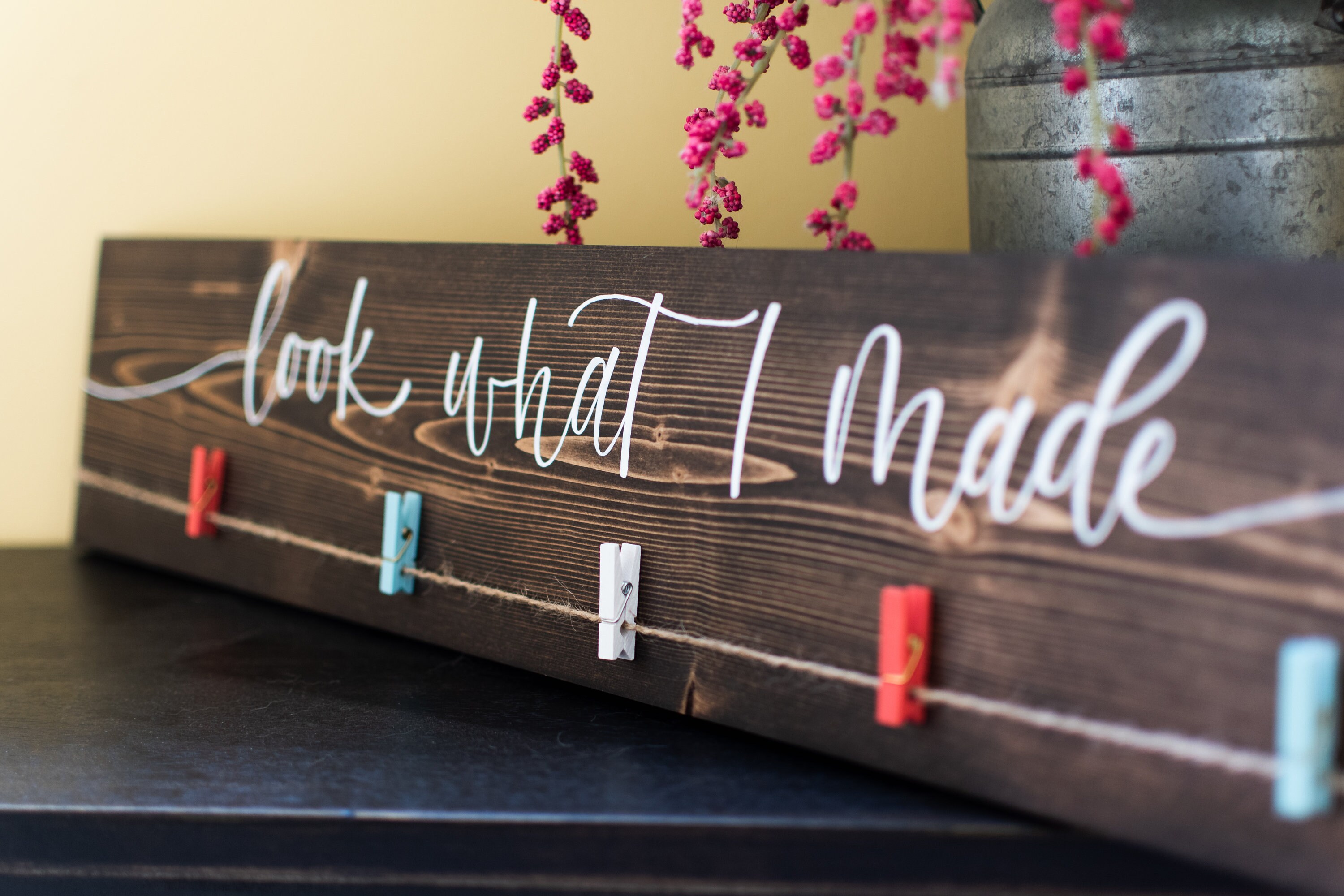 Look What I Made Sign, Child's Artwork Display, Kid's Art Display ...