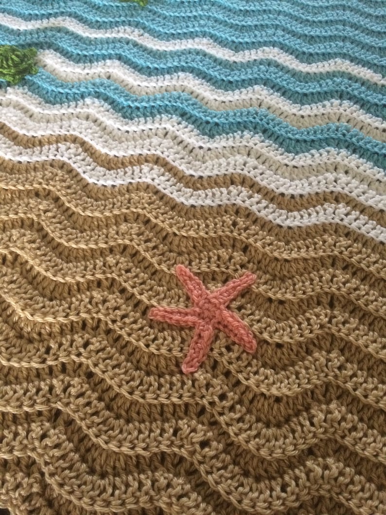 Sea Turtle Blanket Pattern Sea Turtle Afghan Turtle - Etsy Canada