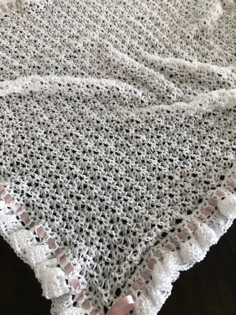 White and Pink Blanket Set Baby Shower Gift Gift From | Etsy