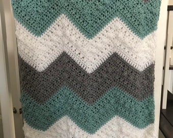 Teal baby blanket store