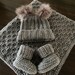 Ready to Ship Baby Gift Grey Baby Blanket Crochet Baby Blanket Grey ...