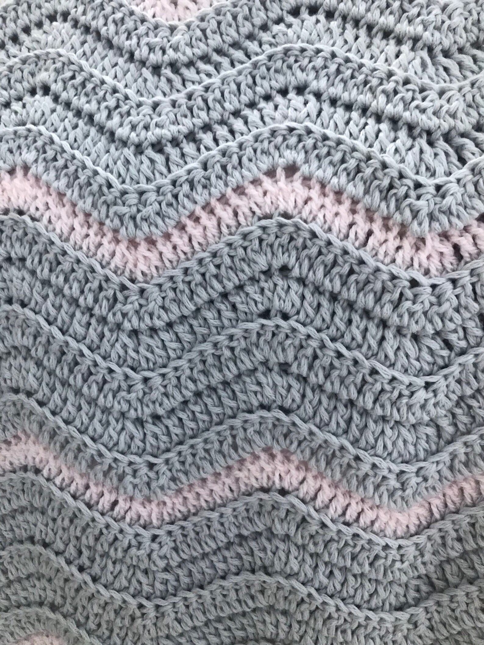 Modern Grey Baby Blanket Crochet Grey Baby Blanket Crochet | Etsy