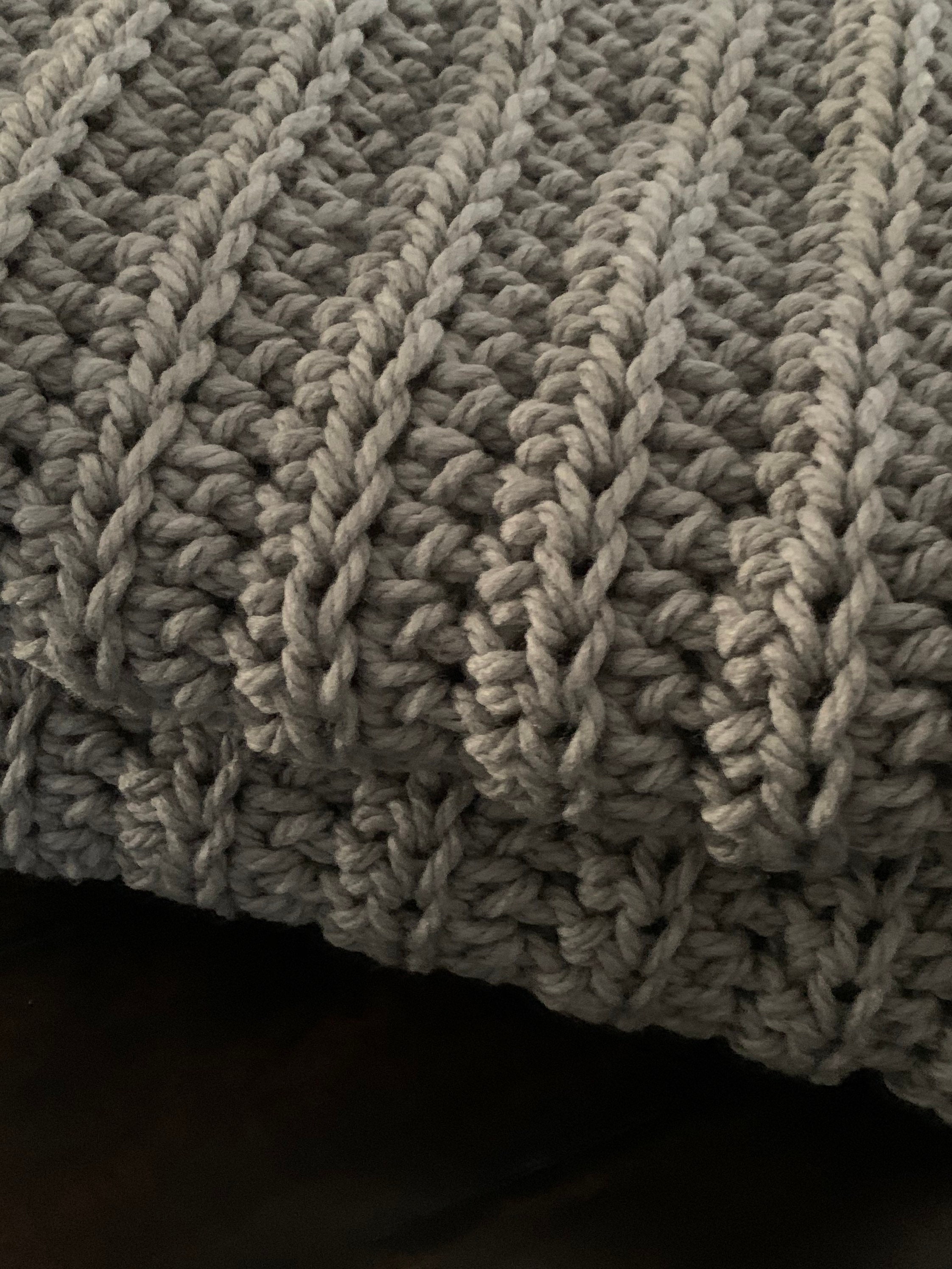 Beige Chunky Knit Throw Crochet Beige Afghan Neutral | Etsy Canada