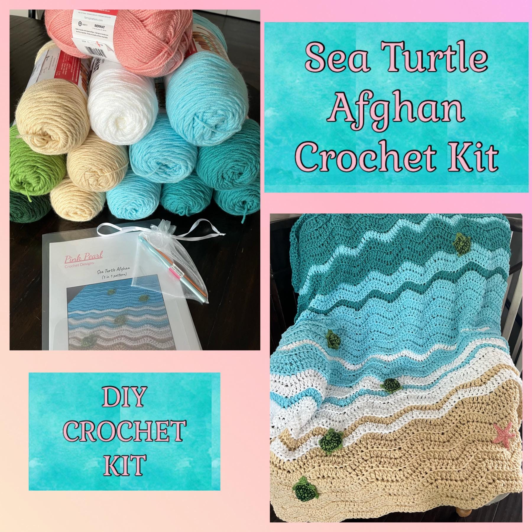 Turtle Crochet Afghan Pattern