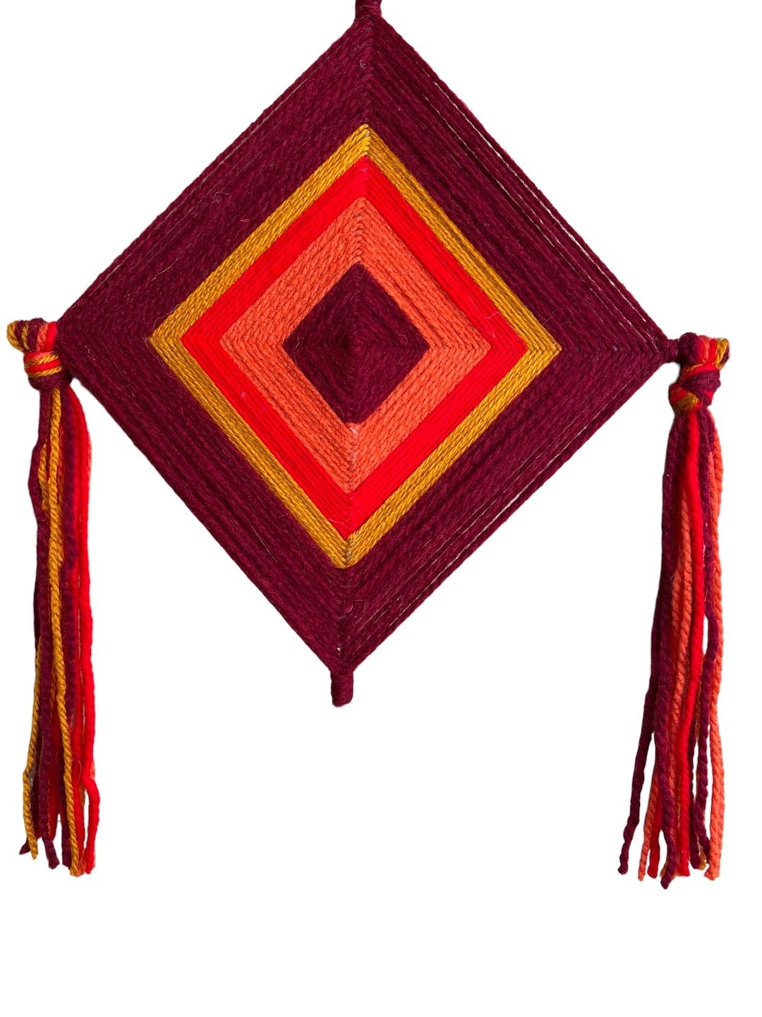 Ojo De Dios - Gods Eye - Large With Tassels - Etsy