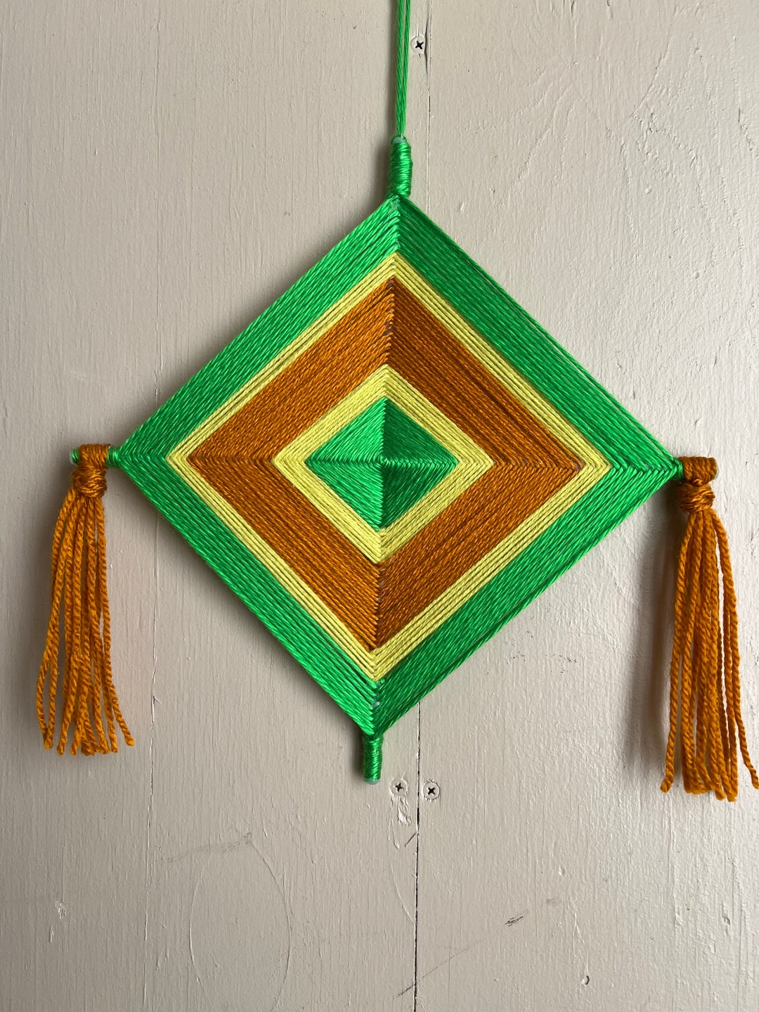 Ojo De Dios - Gods Eye - Large With Tassels - Etsy