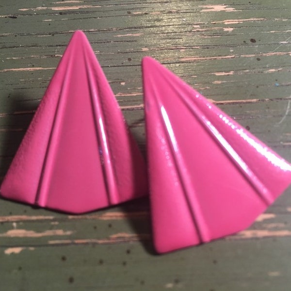 Triangle Earrings - Etsy