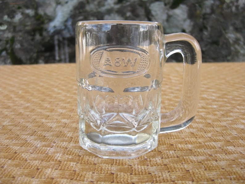 Rare A&W Mini Root Beer Mug W/ Embossed Raised Logo Heavy - Etsy