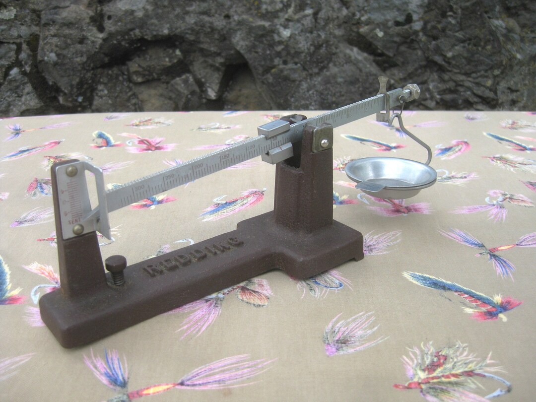 Vintage REDDING Reloading Powder & Bullet Scale in Original Box W ...