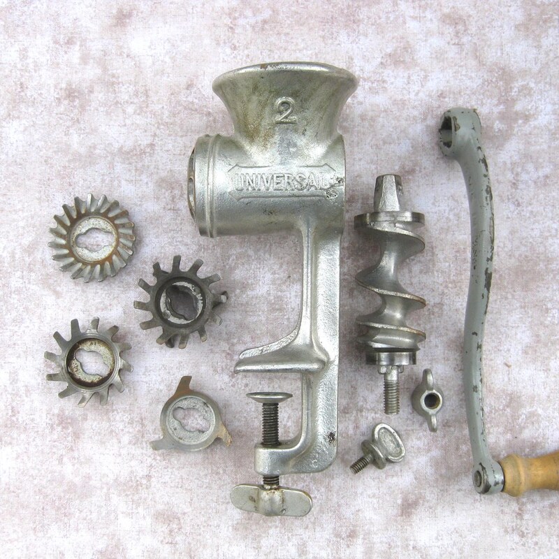 Antique Meat Grinder - Etsy