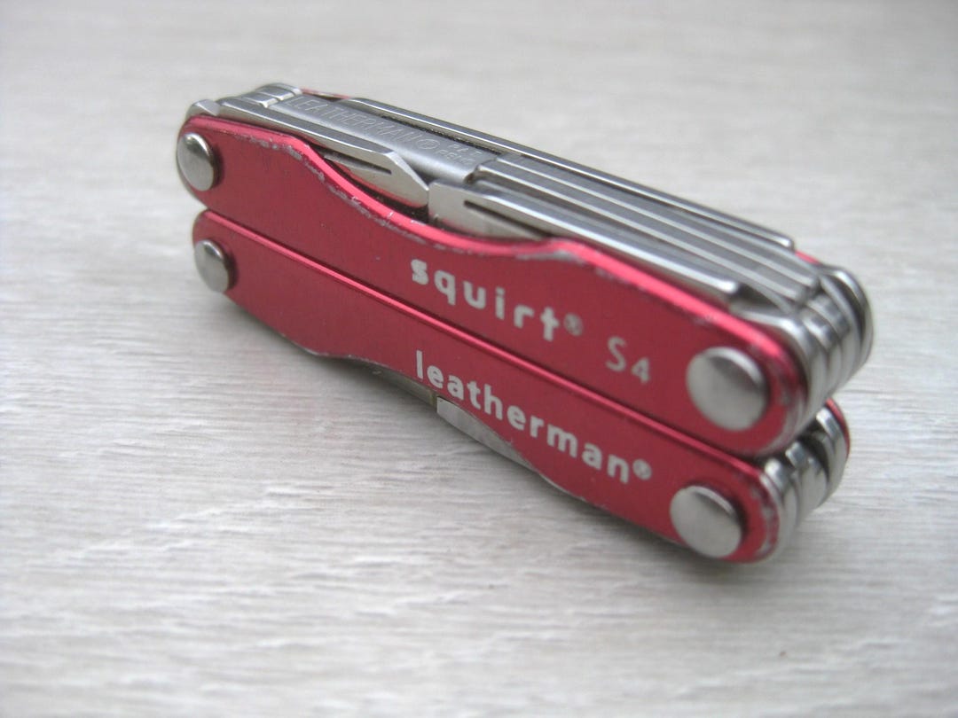 Original LEATHERMAN SQUIRT Red Multi-tool Retired, C. 2002-2010 - Etsy