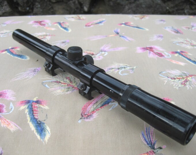 TASCO 4x15 Hunting Rifle Shooting Scope W/ Mounting Rings - Etsy