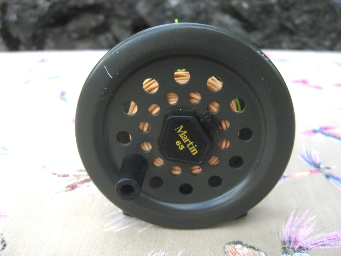 Vintage MARTIN 65 Fly Fishing Reel W/ Line USA - Etsy