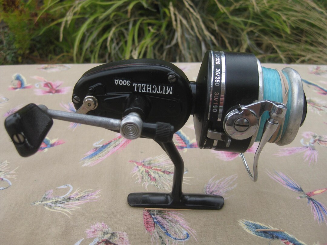 Classic Mitchell Garcia 300A Open Face Fishing Reel SN K043502 C. 1980 ...