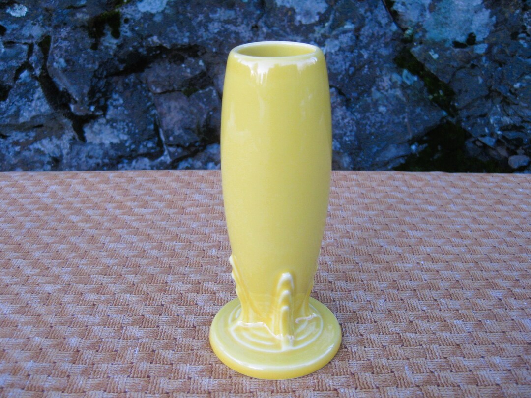 Original Fiestaware 6 Fiesta Yellow Bud Vase Retired - Etsy