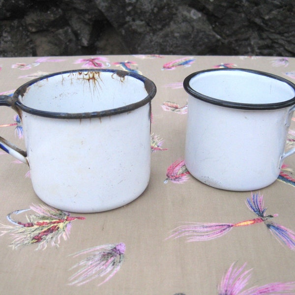 White Enamelware - Etsy