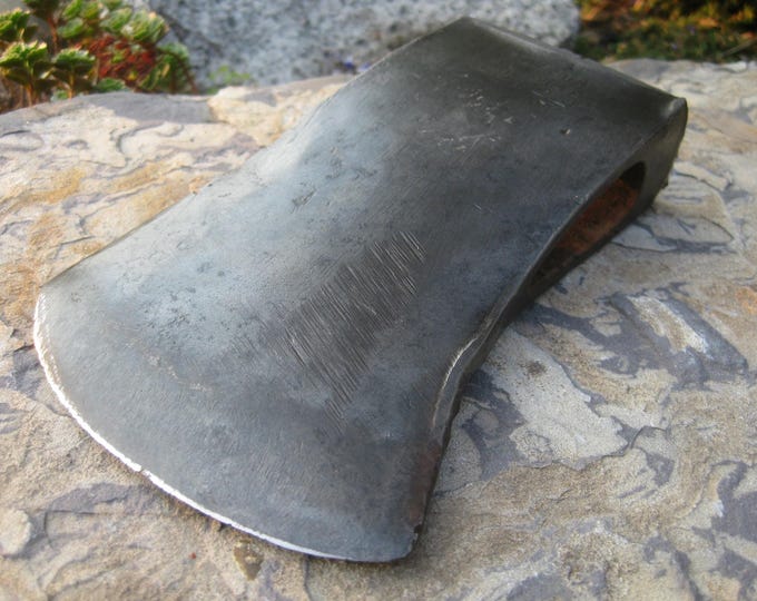 Vintage BELL SYSTEM Evansville Tool Works Large Single Bit Axe Head ...