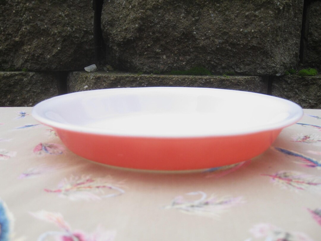 Pyrex 9" Pie Plate Flamigo Pink Baking Dish #909 C. 1952-1956 - Etsy