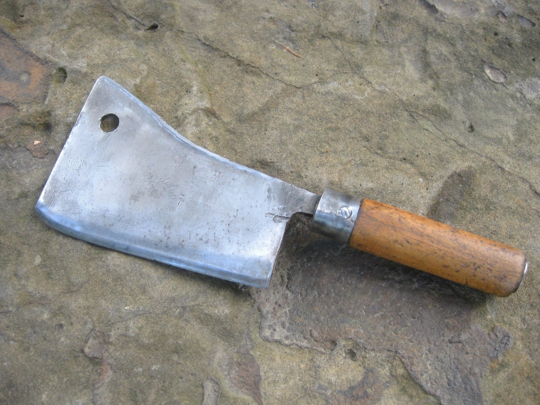 Antique NICHOLS BROS 7" Meat Cleaver Butcher Knife Greenfield, Mass ...