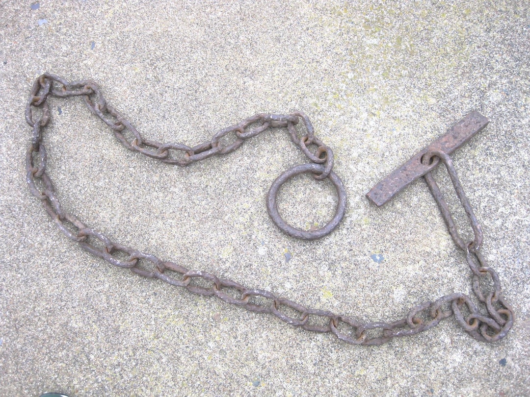 Antique Rustic Log Boom Tie Chain Rustic Primitive Decor Yard Art - Etsy