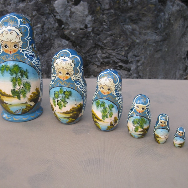 Authentic Russian Nesting Dolls - Etsy