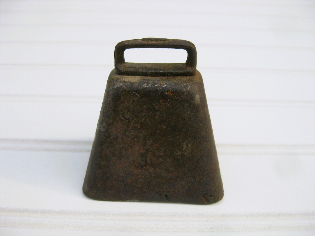 Rustic Metal Small Farm Animal Bell Goat Sheep Bell W/ Original Clapper ...