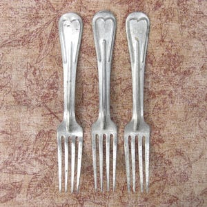 Set of 3 Authentic WW1 US Military Issue Forks Army Field Mess Kit ...