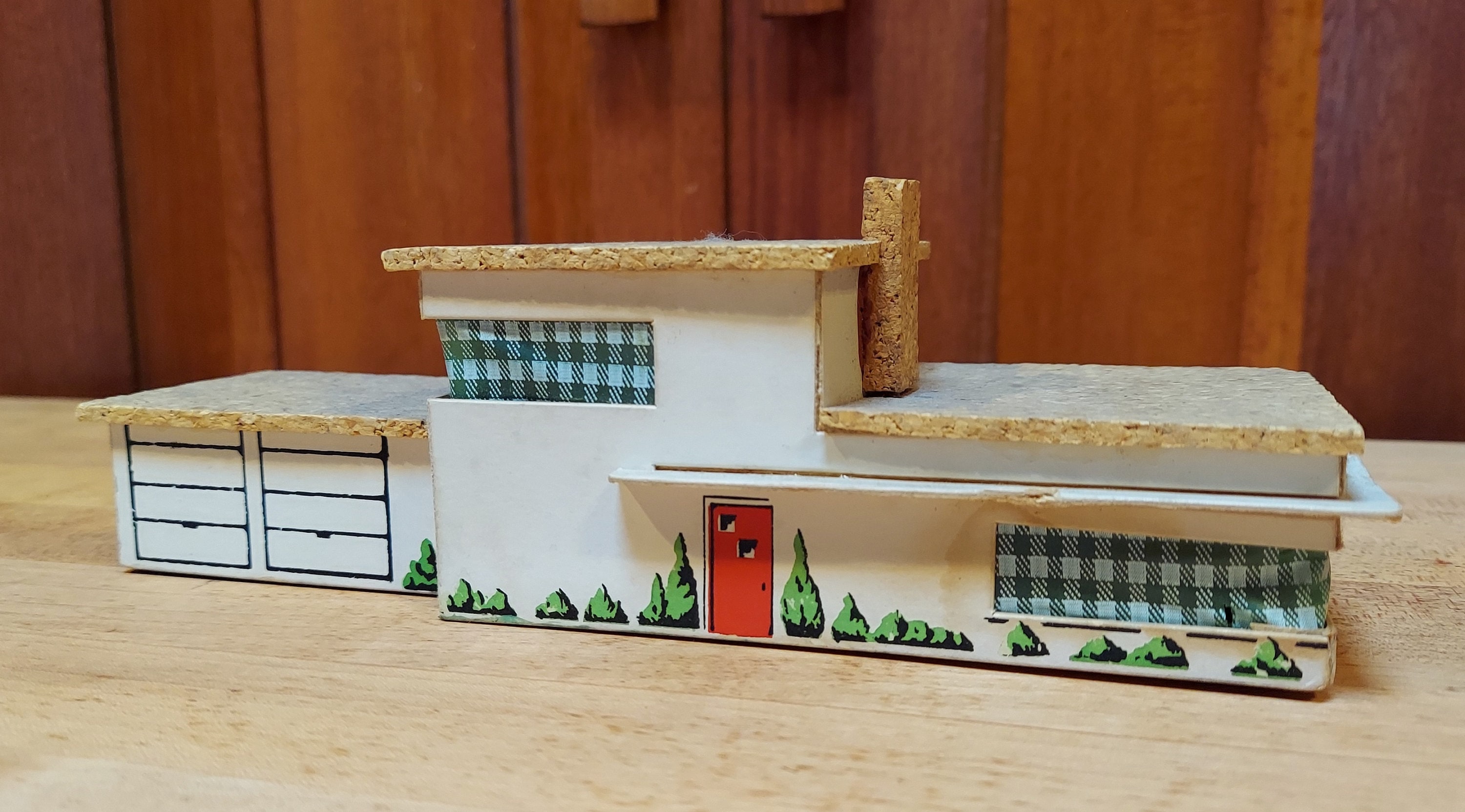 Vintage Art Deco HO Scale Model House, Art Moderne, 1930s, 1940s - Etsy