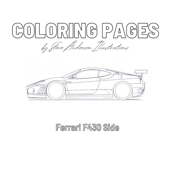How To Draw A Ferrari F430